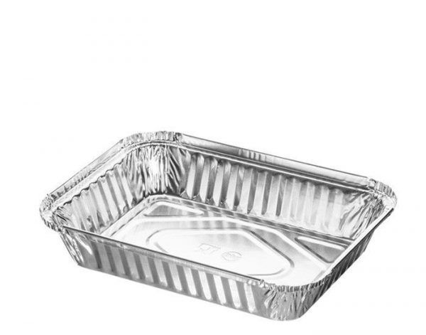 ENV ALUMINIO RECTANGULAR 440 C/TAPA P/100UDS | Betica Embalaje